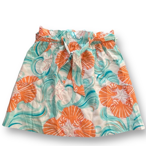 Lilly Pulitzer | Skirts | Lilly Pulitzer Do The Wave Orangeblue ...